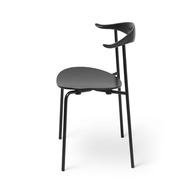 Chaise empilable CH88T CARL HANSEN & SON - noir | Made In Design