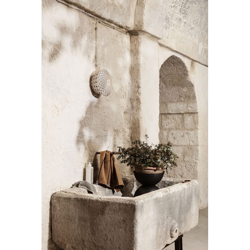 Vaso per fiori Hourglass Extra Small di Ferm Living - nero | Made In Design