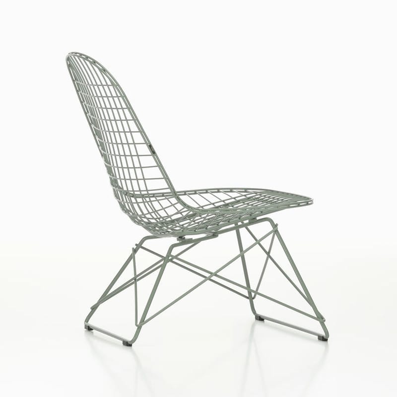 Poltrona lounge Wire Chair LKR di Vitra - verde | Made In Design