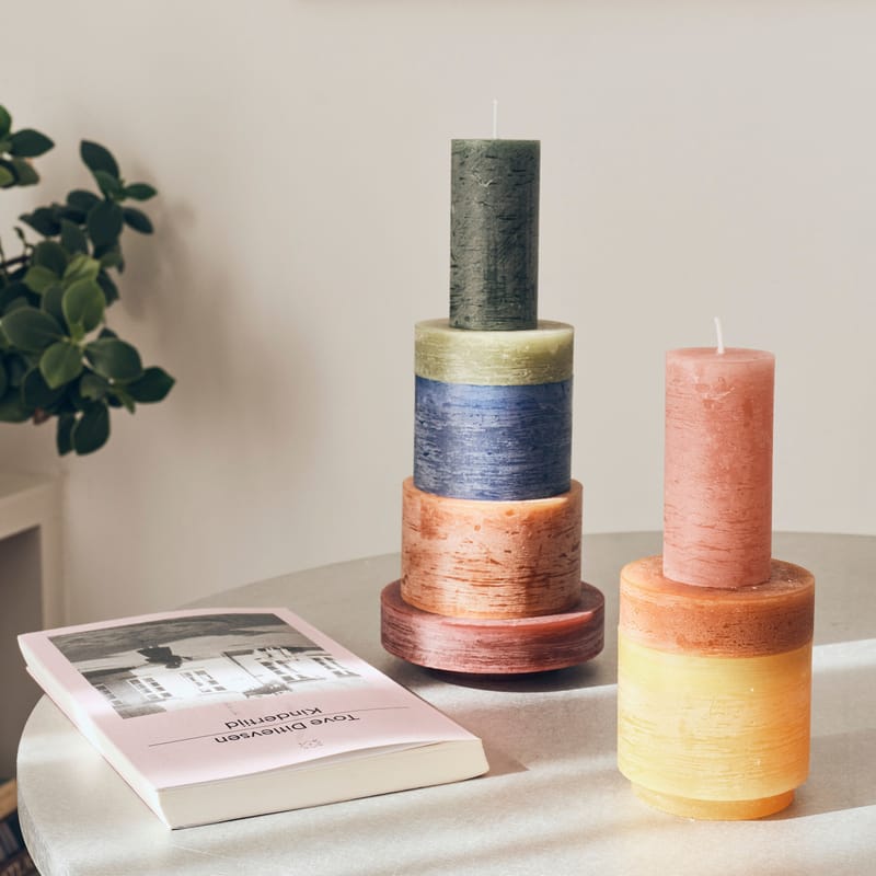 STAN EDITIONS Candl Stack 03 Candle - brown | Made In Design UK