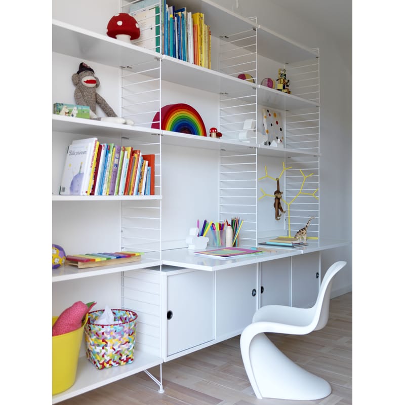 Montant de sol String® system String Furniture - blanc | Made In Design