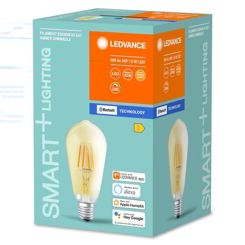 Ledvance Smart+ Connected LED E27 bulb - amber gold | Made In Design UK