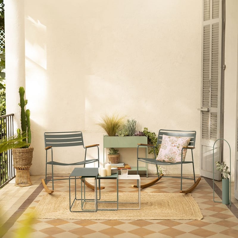 Fermob Picolino Flower-pot holder - lime green | Made In Design UK