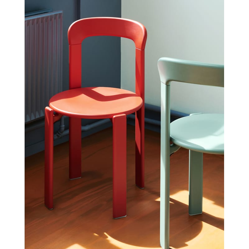 Hay Rey Stacking chair - scarlet red | Made In Design UK