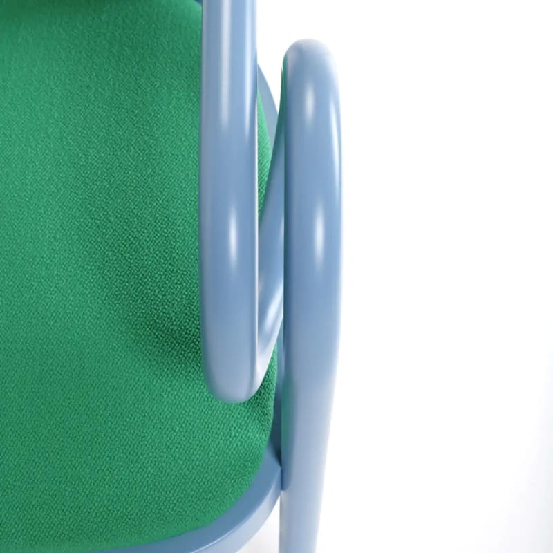 Gepolsterter Sessel Loop von Wiener GTV Design - grün pastellblau ...