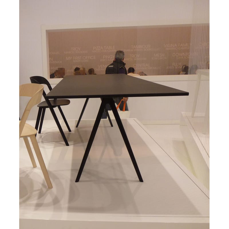 Magis Baguette Rectangular table - black | Made In Design UK