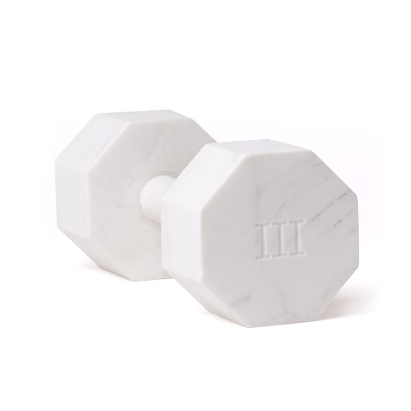 Seletti Lvdis - Haltères Large Sculpture - white | Made In Design UK