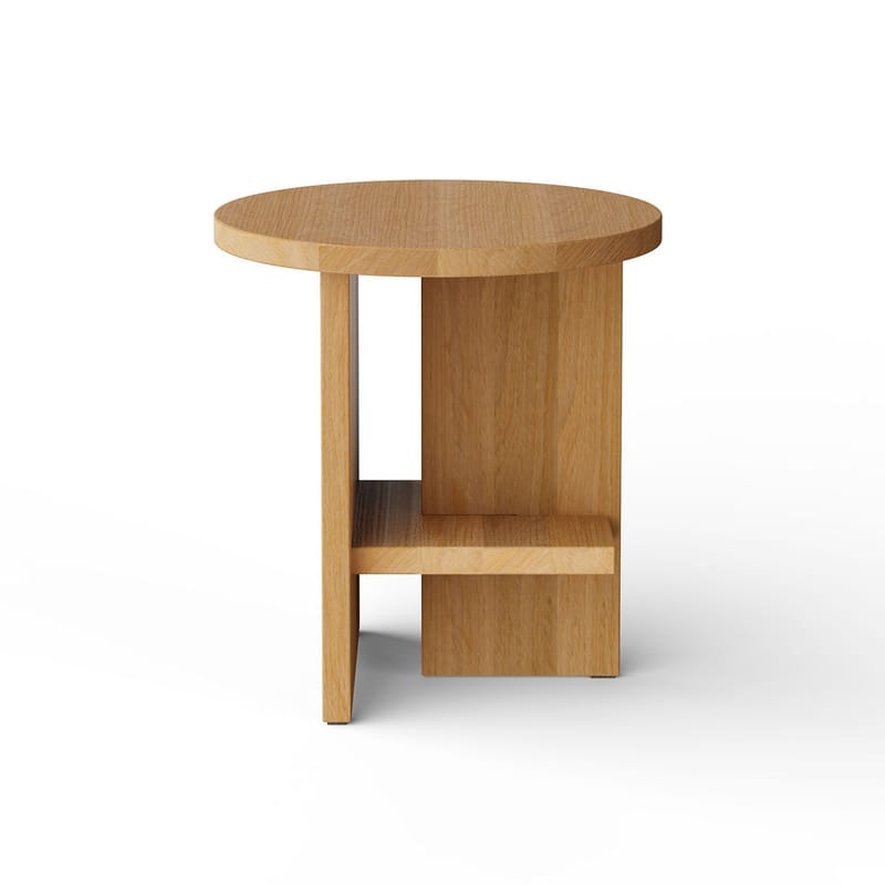 NINE Tee End table - natural oak | Made In Design UK