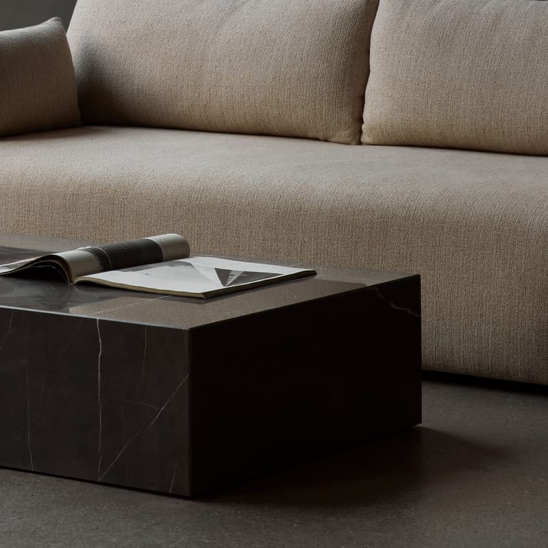 Table basse Plinth Grand Audo Copenhagen - noir | Made In Design