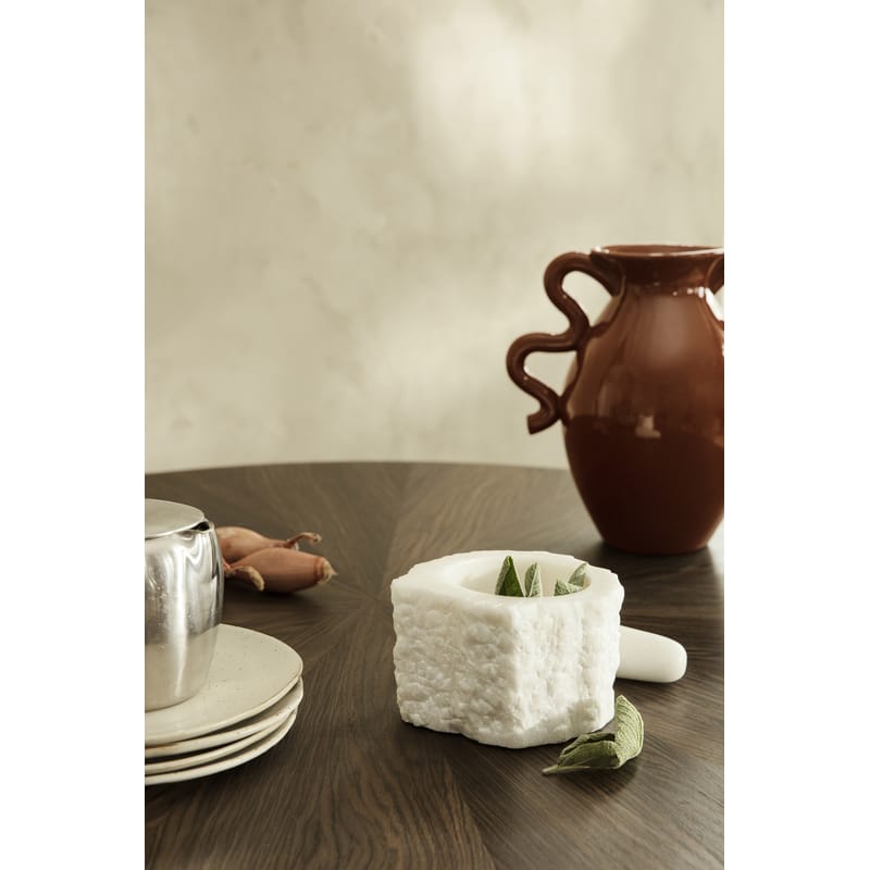 Pilon et mortier Petra Ferm Living - blanc | Made In Design