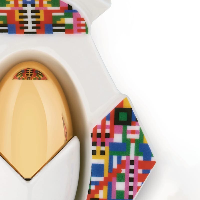 Alessi Jesus Christmas crib figure - white multicoulered gold | Made In ...