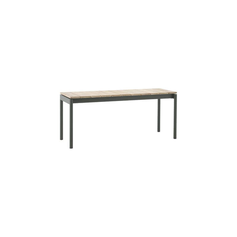 &tradition Ville AV27 Bench - very dark green teak | Made In Design UK