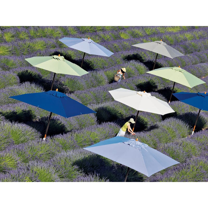 Ethimo Classic Parasol - ivory natural wood | Made In Design UK