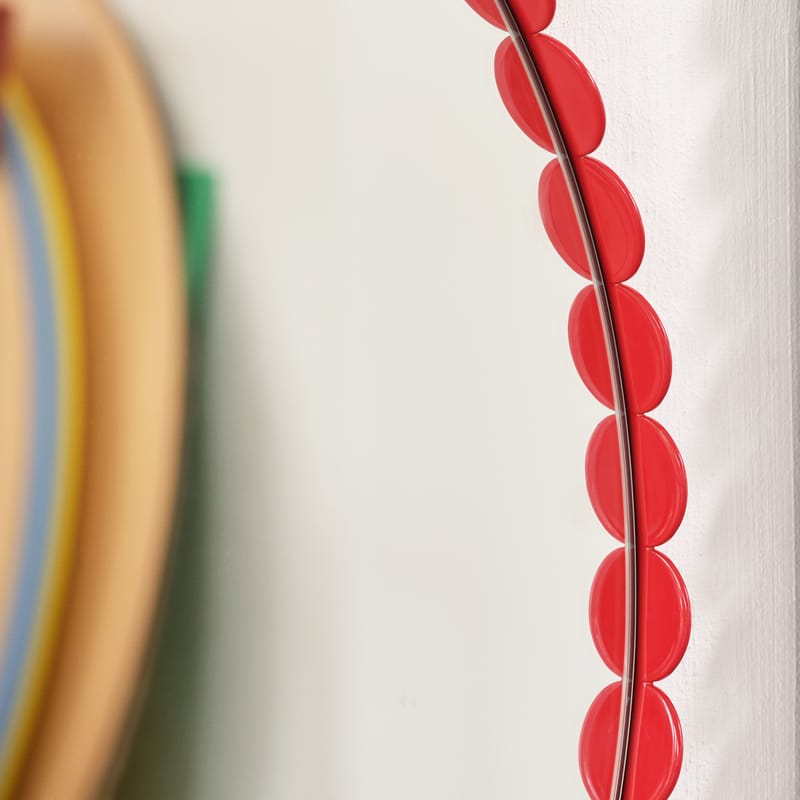 Hay Arcs Wall mirror - red | Made In Design UK
