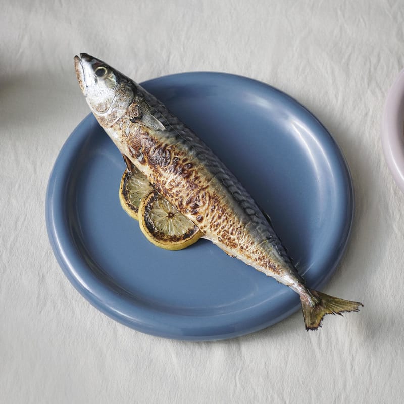 Hay Barro Plate - blue | Made In Design UK