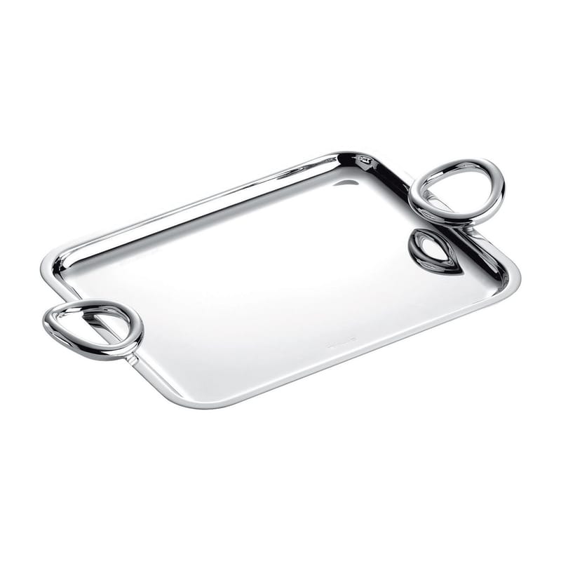 Christofle Vertigo Tray - glossy metal | Made In Design UK