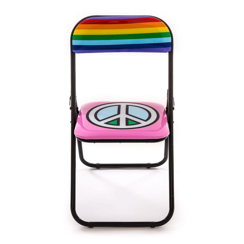 Chaise Pliante Peace Seletti - Multicolore | Made in Design