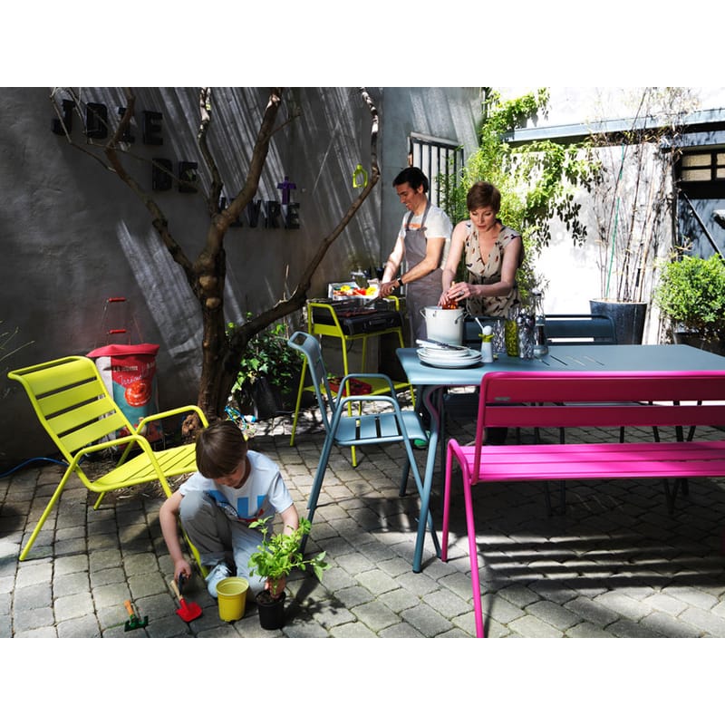 Fermob Monceau Bench with backrest - nutmeg | Made In Design UK