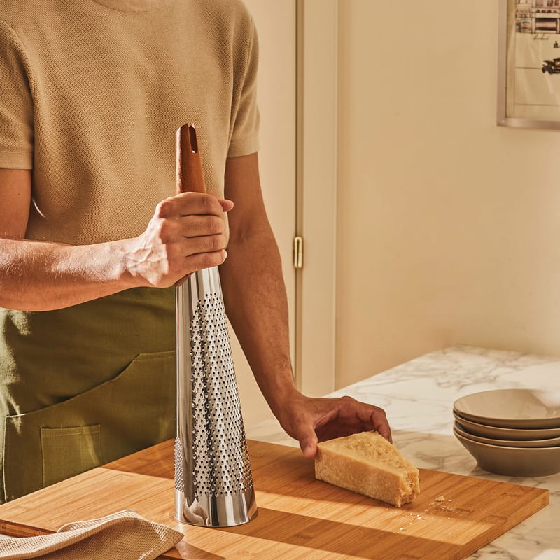 Alessi Todo Grater - steel wood | Made In Design UK