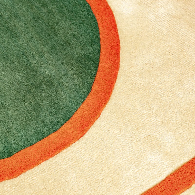 Tapis Tennis Court COLORTHERAPIS - orange | Made In Design