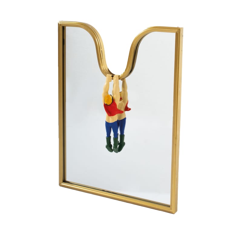 Specchio murale Circus di Seletti - oro | Made In Design