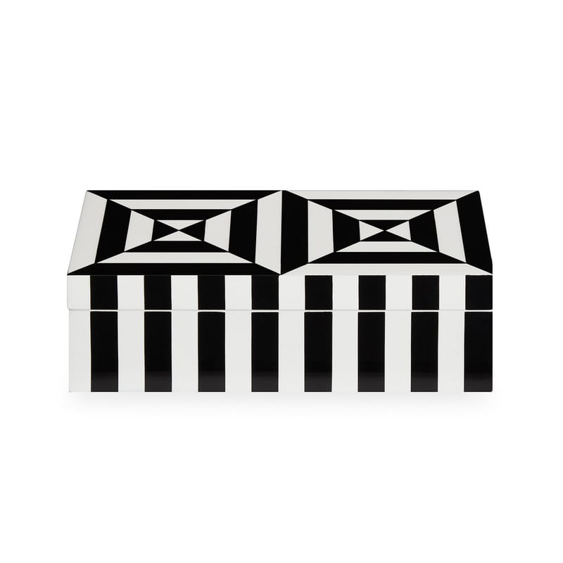 Jonathan Adler Op Art Small Box - white black | Made In Design UK