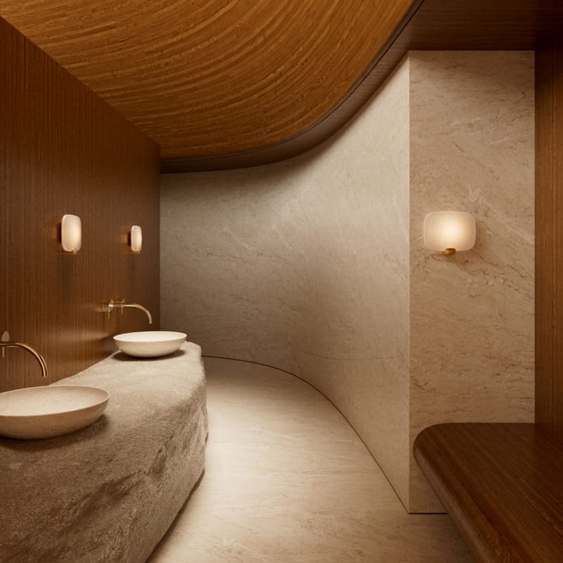 Applique Light Me Tender Horizontal LED DCW éditions - blanc or | Made ...