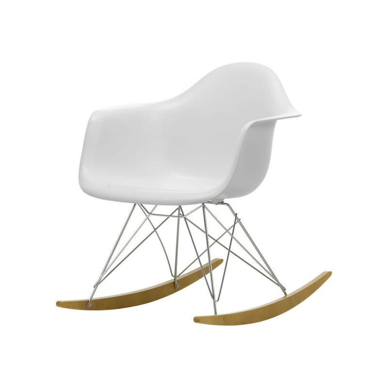 White plastic armchair store