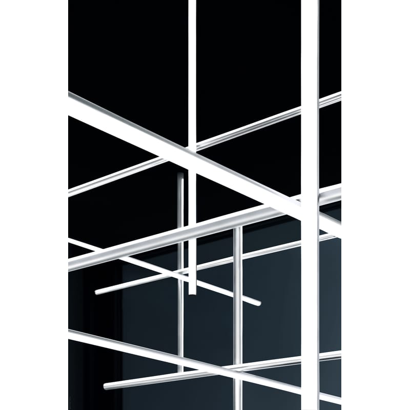 Suspension Coordinates S4 Flos - gris argent métal | Made In Design