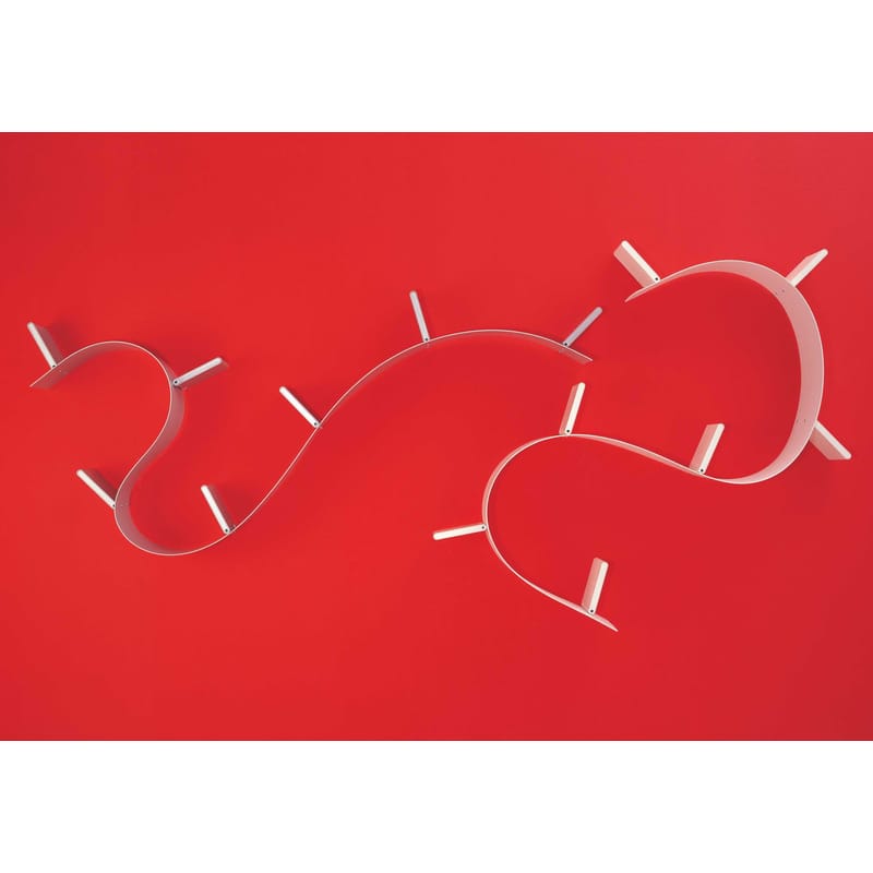 Kartell Bookworm Shelf - silver | Made In Design UK