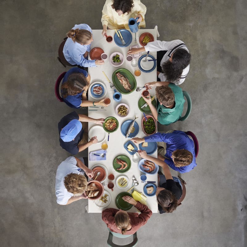 Hay Barro Plate - blue | Made In Design UK