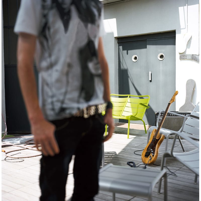 Fermob Luxembourg Low armchair - lime | Made In Design UK