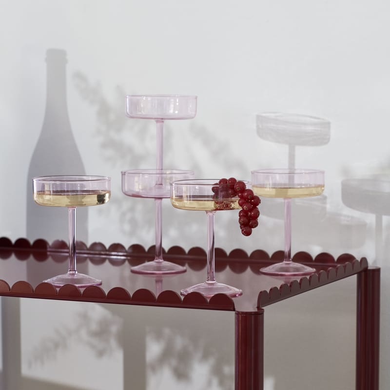 Coupe à champagne Tint Hay - rose | Made In Design