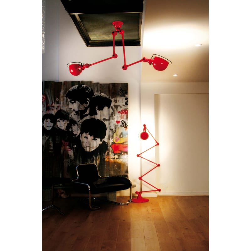 Lampadaire Loft Zigzag Jieldé - vert | Made In Design