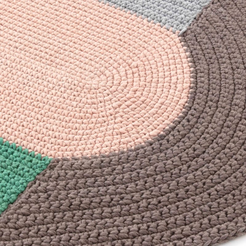 Tapis The Crochet Collection Mono Gan - rose | Made In Design