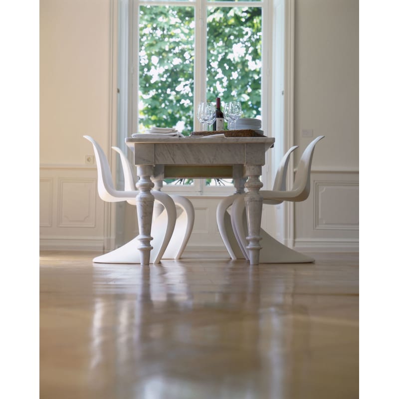 Sedia Panton Chair di Vitra - bianco | Made In Design