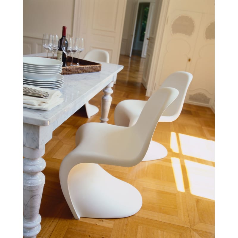 Sedia Panton Chair di Vitra - bianco | Made In Design