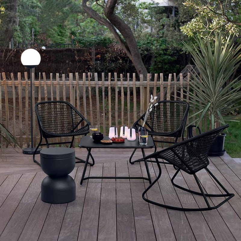 Fermob Balad Wireless rechargeable outdoor lamp - black cherry | Made ...