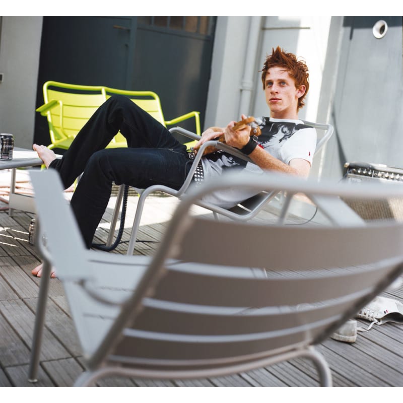 Fermob Luxembourg Bridge Stackable armchair - lime | Made In Design UK