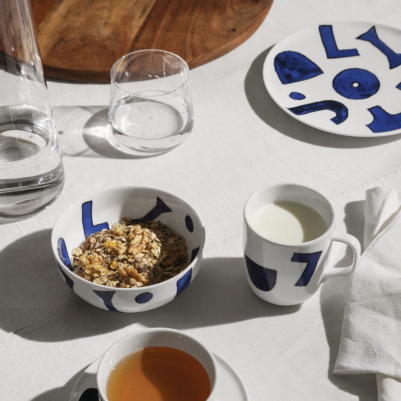 Assiette à dessert Itsumo - Yunoki Alessi - bleu | Made In Design