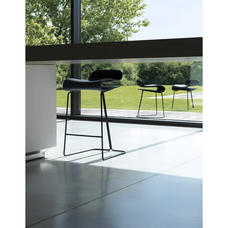 Tabouret de bar BCN Kristalia - noir | Made In Design