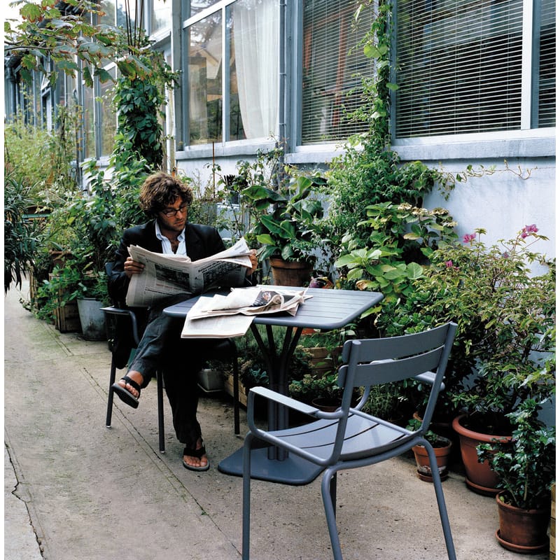 Fermob Luxembourg Bridge Stackable armchair - lime | Made In Design UK