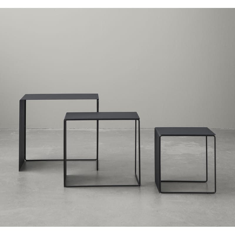 Tavolini estraibili Cluster di Ferm Living - nero | Made In Design