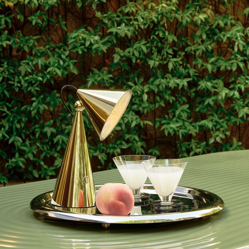 Lampe sans fil rechargeable Pose LED Tom Dixon - or | Made In Design