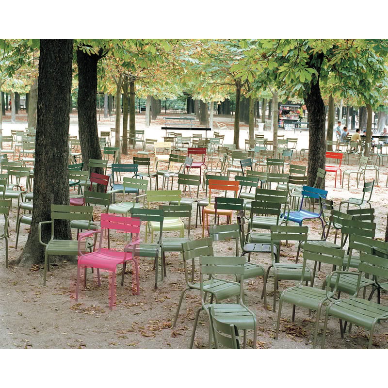 Fermob Luxembourg Bridge Stackable armchair - lime | Made In Design UK