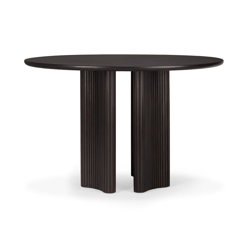 Table ronde Roller Max Ethnicraft - bois naturel | Made In Design