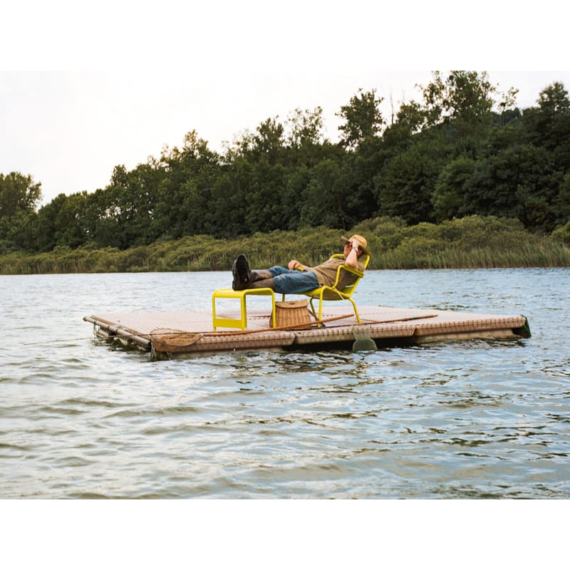 Fermob Luxembourg Low armchair - lime | Made In Design UK