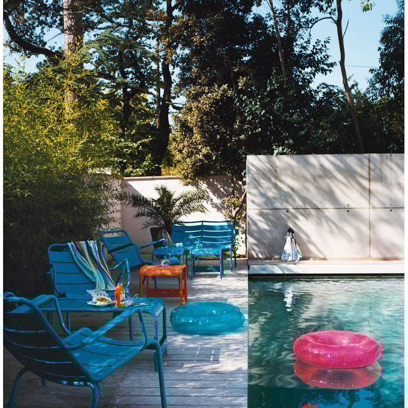 Fermob Luxembourg Low armchair - lime | Made In Design UK