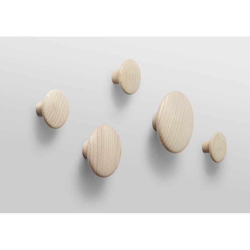Muuto The Dots Wood Hook - natural ash | Made In Design UK