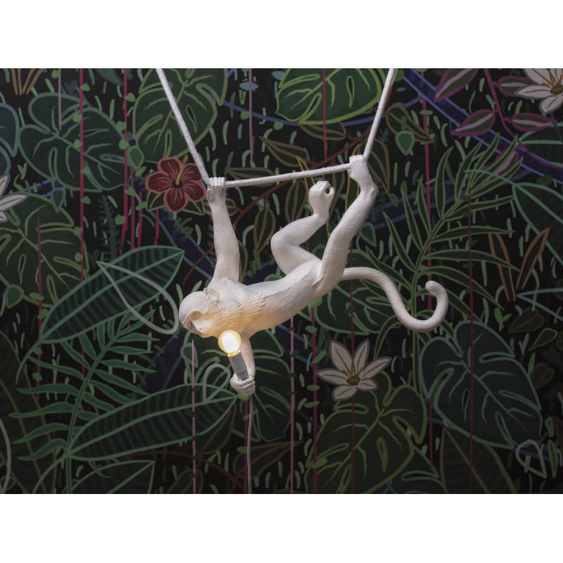 Lampe Monkey Swing von Seletti - weiß | Made In Design